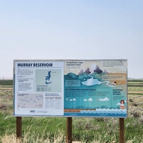 Murray Lake Reservoir Alberta Canada - Medicine Hat Parks - South ...